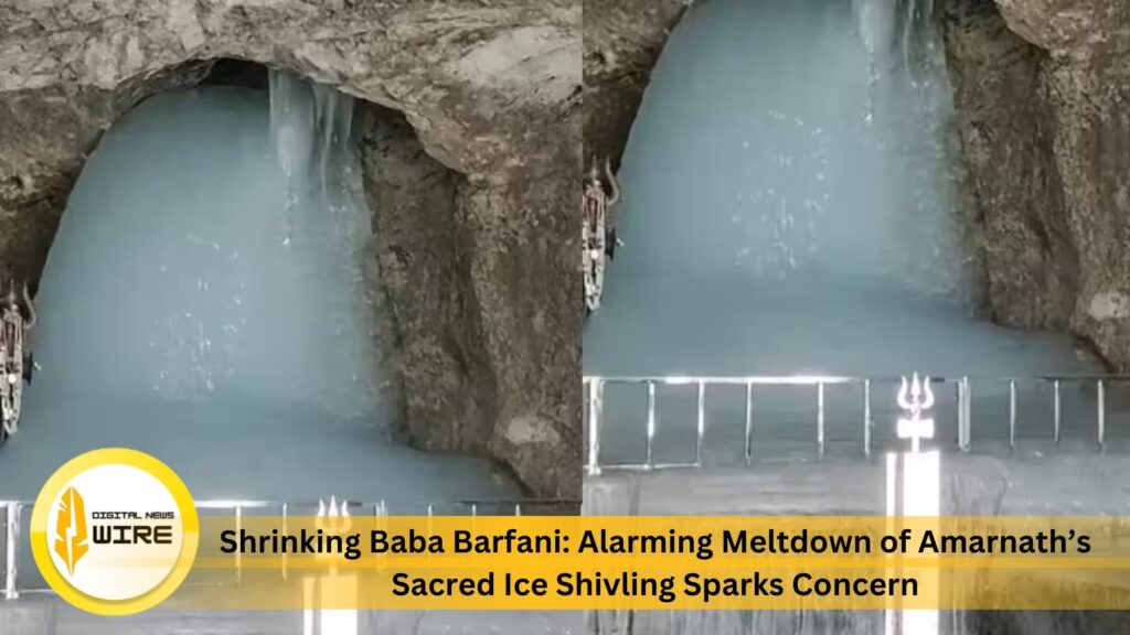 Shrinking Baba Barfani: Alarming Meltdown of Amarnath’s Sacred Ice ...